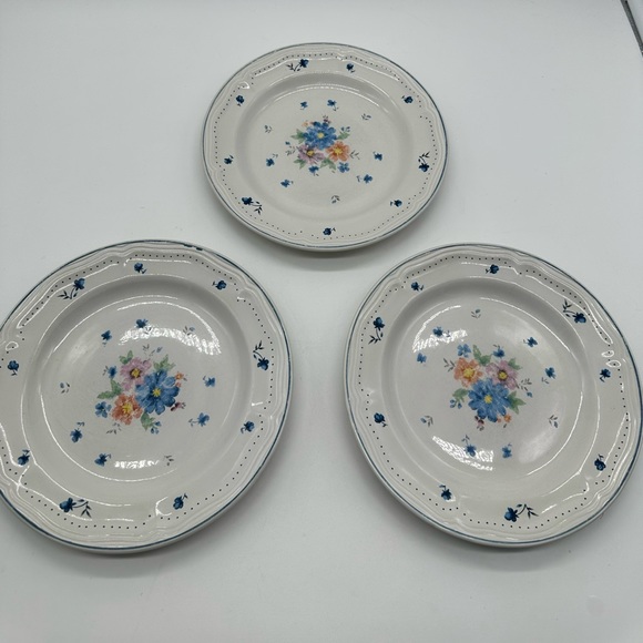 Newcor | Dining | Vintage Set Of 3 Newcor Provincial Bouquet Salad ...